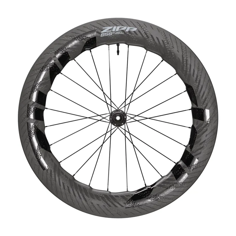 Zipp 858 NSW Disc 700C 12X100mm Carbon Tubeless Front Wheel
